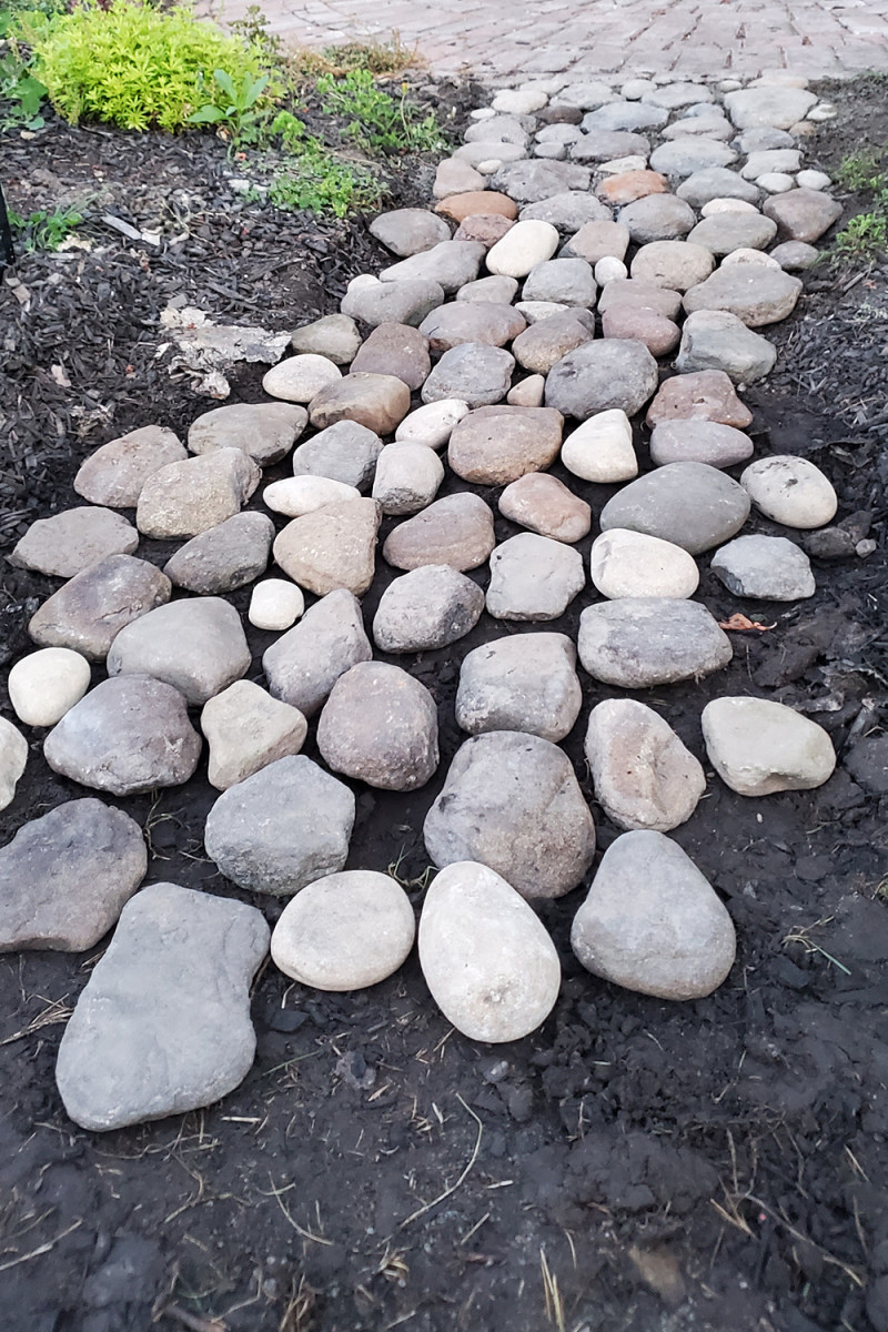 How to Create a Charming River Rock Path in Your Backyard