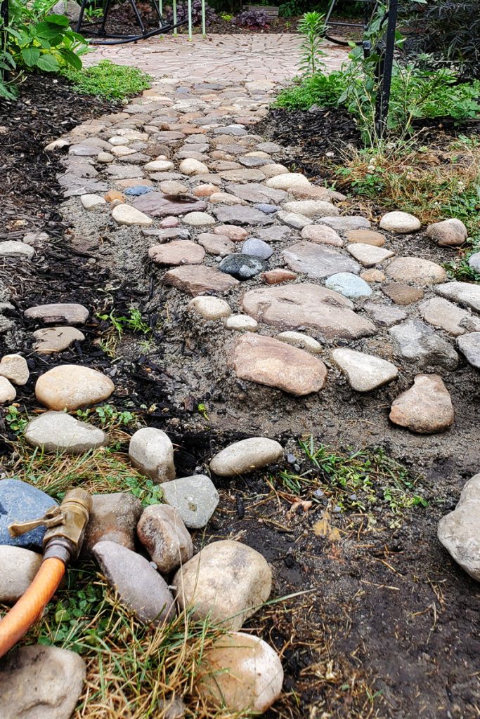 Riverstone Natural Stone Walkway